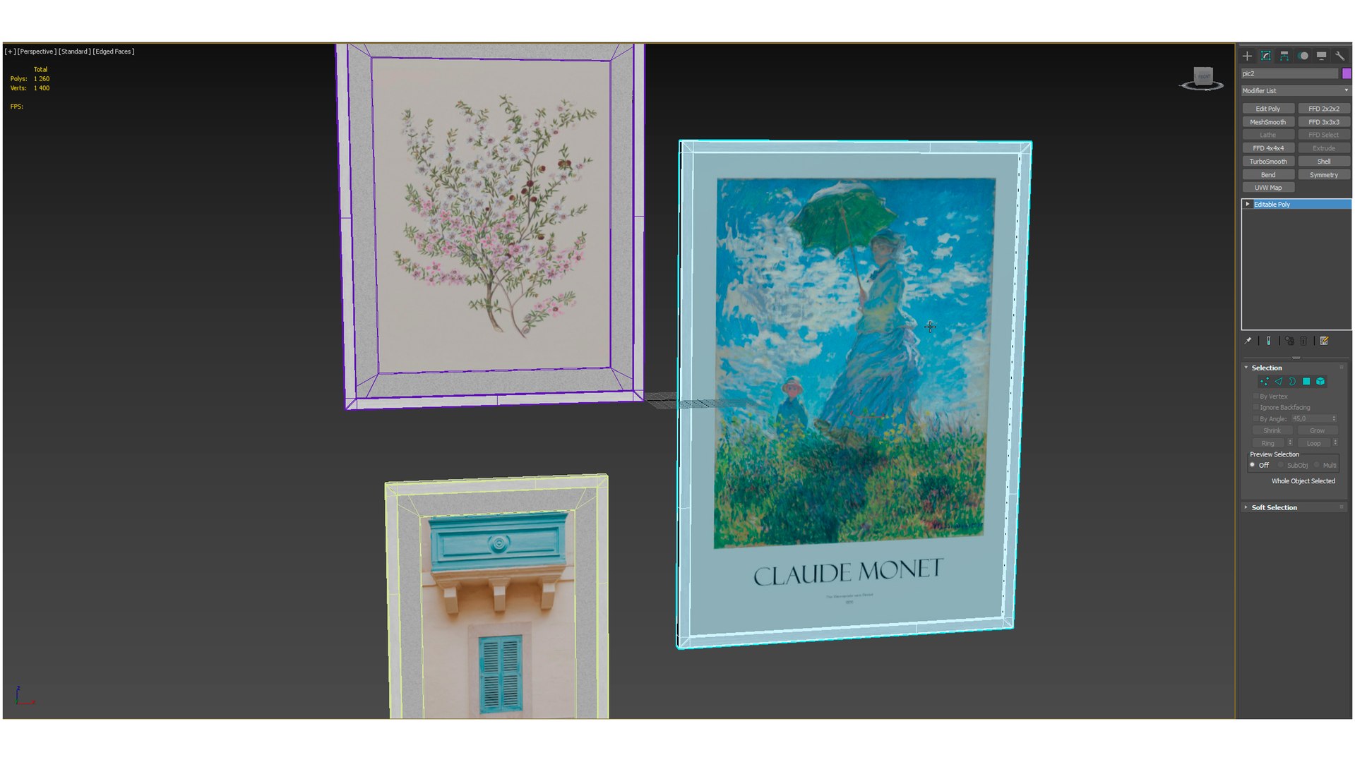 3D Poster Set Ready Wall 023 Model - TurboSquid 2389622