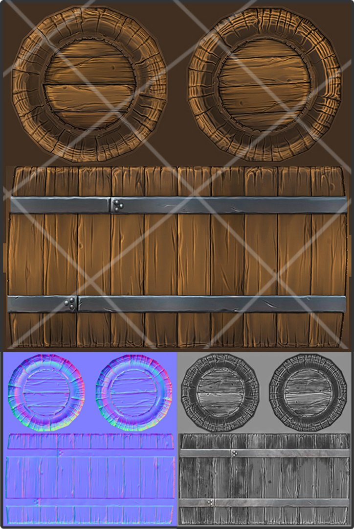 3D wooden barrel - TurboSquid 735896