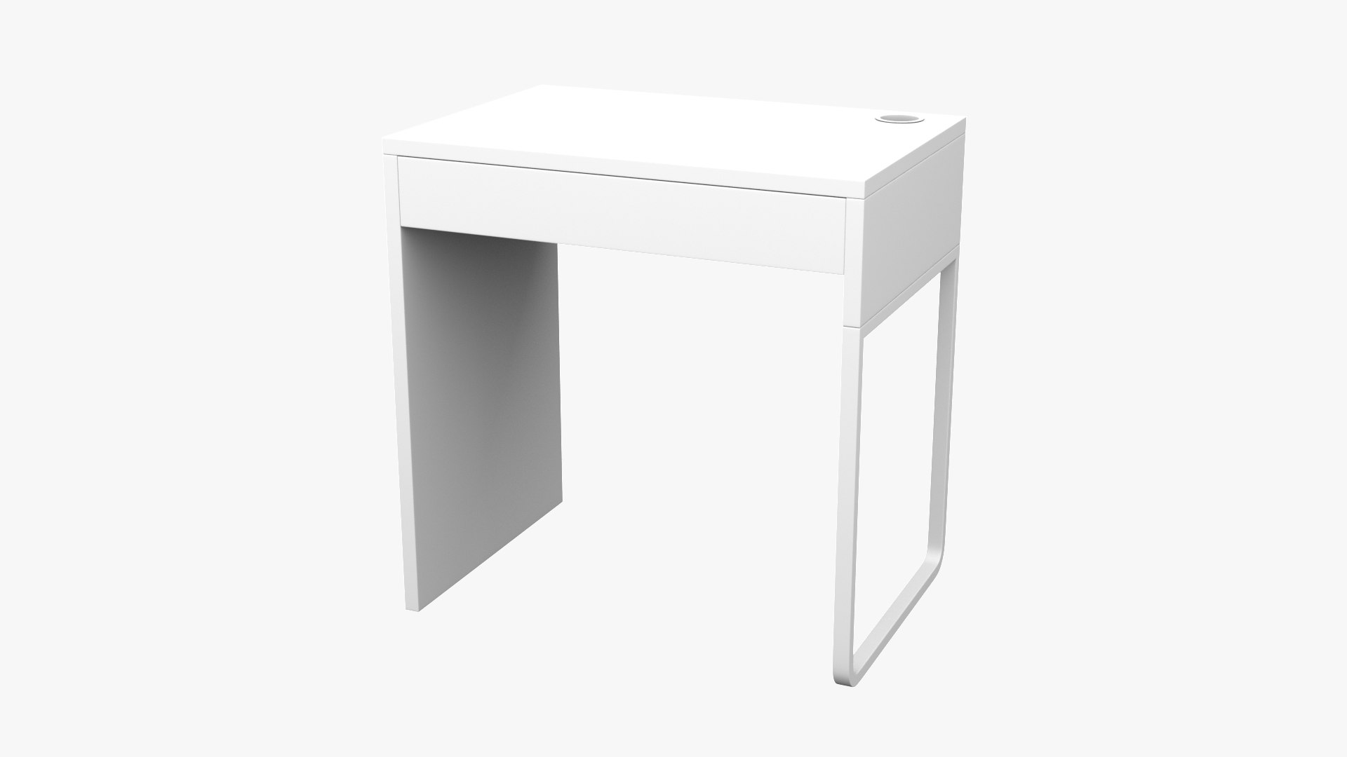 3D Mini Desk 1 - Dark Wood - TurboSquid 2037638