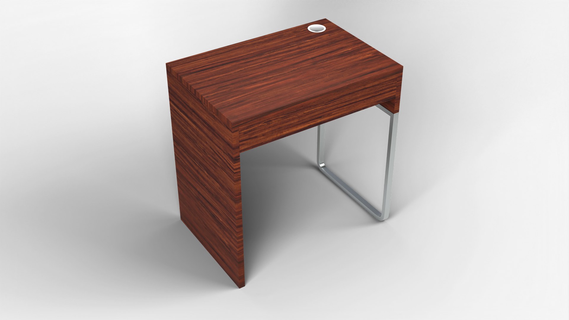 3D Mini Desk 1 - Dark Wood - TurboSquid 2037638