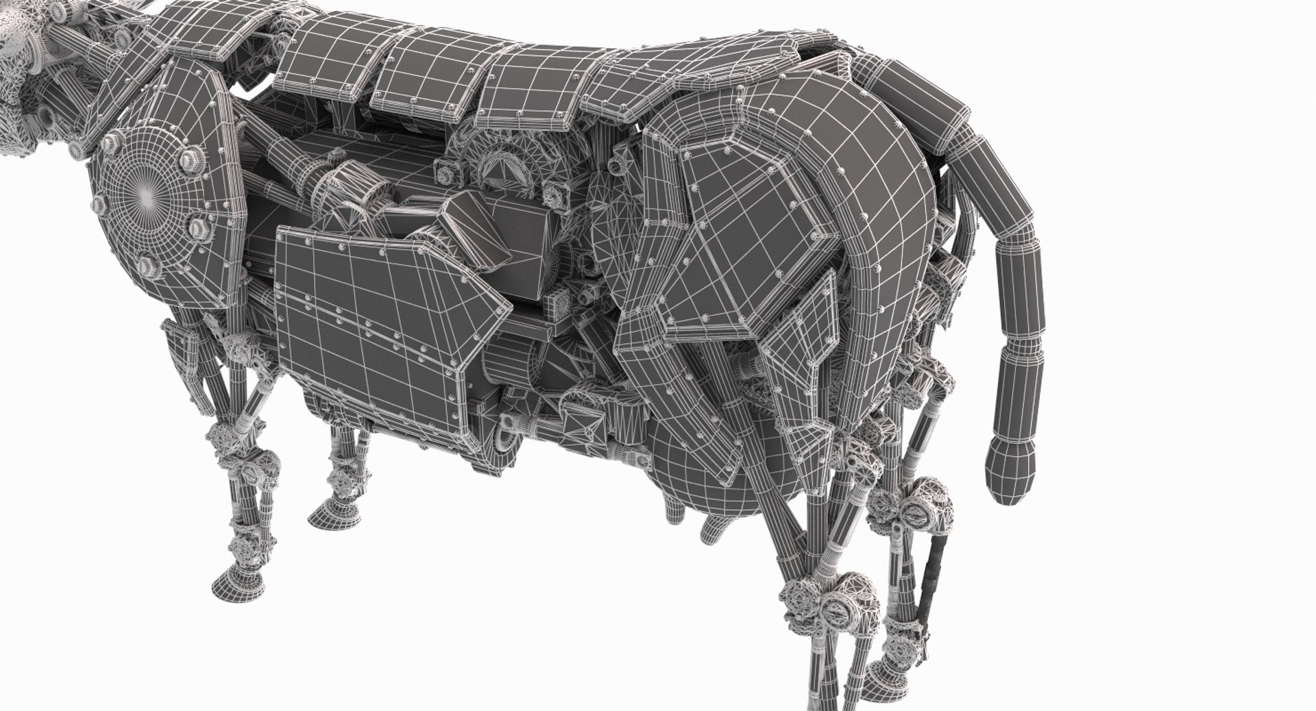 Cow Steampunk Robot Model | 1144070 | TurboSquid