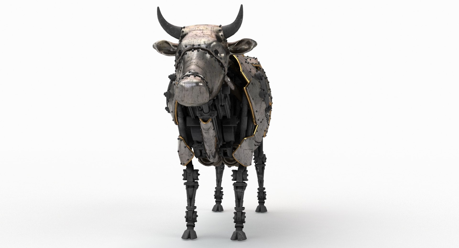 Cow Steampunk Robot Model | 1144070 | TurboSquid