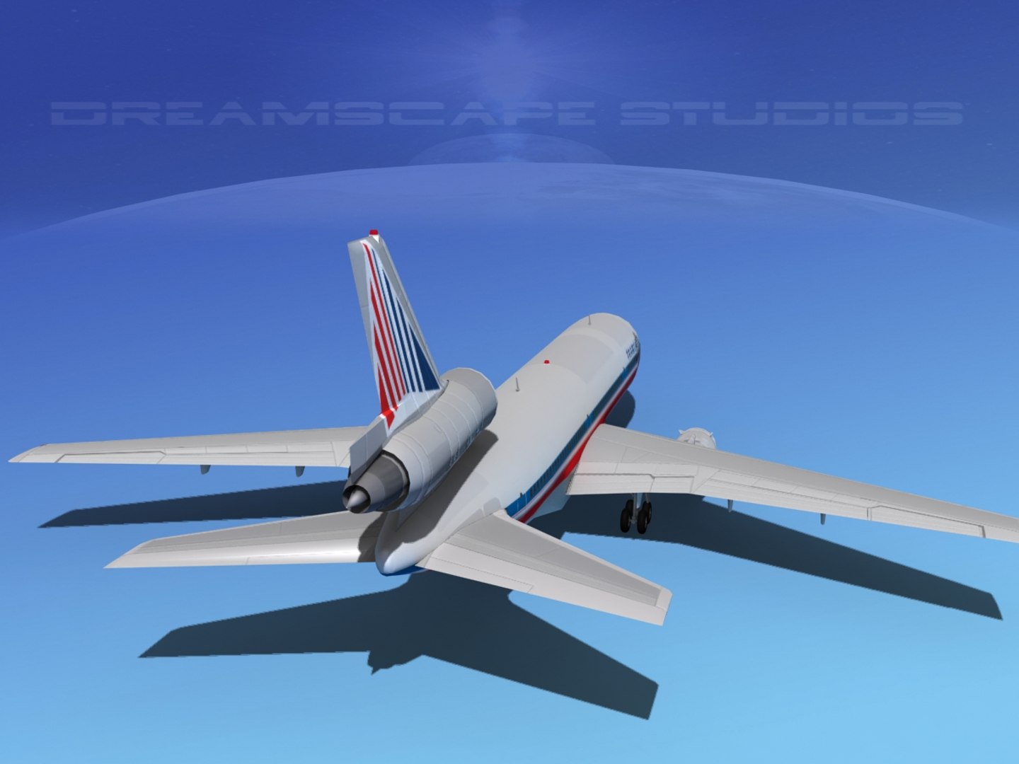 Douglas Dc-10 3d Model