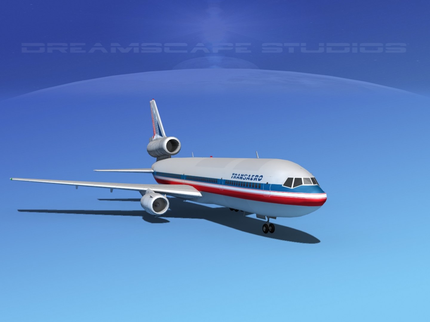 Douglas Dc-10 3d Model