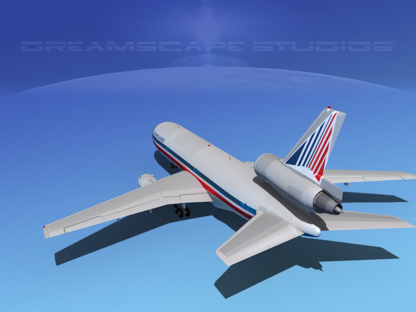 Douglas Dc-10 3d Model