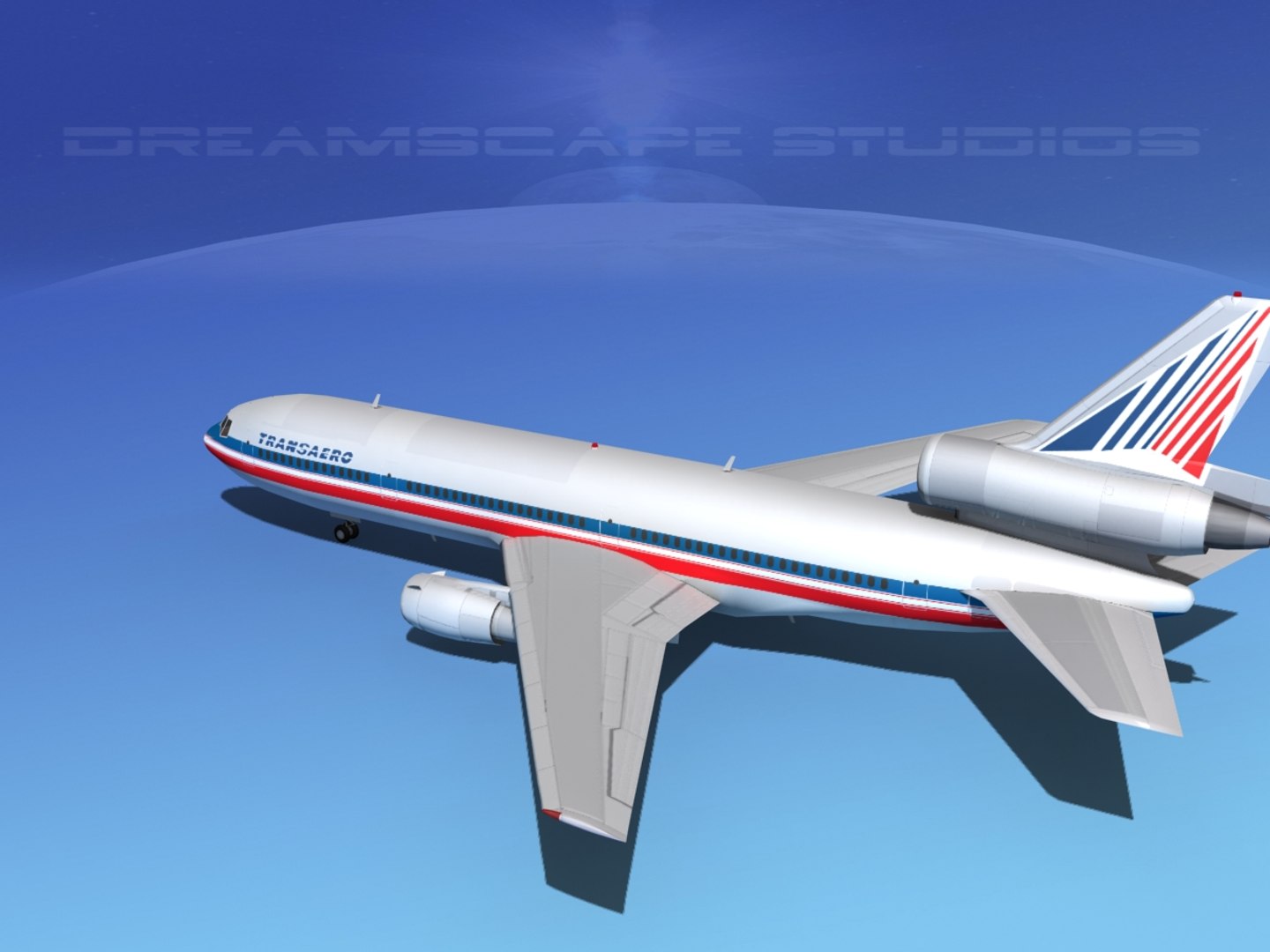 Douglas Dc-10 3d Model