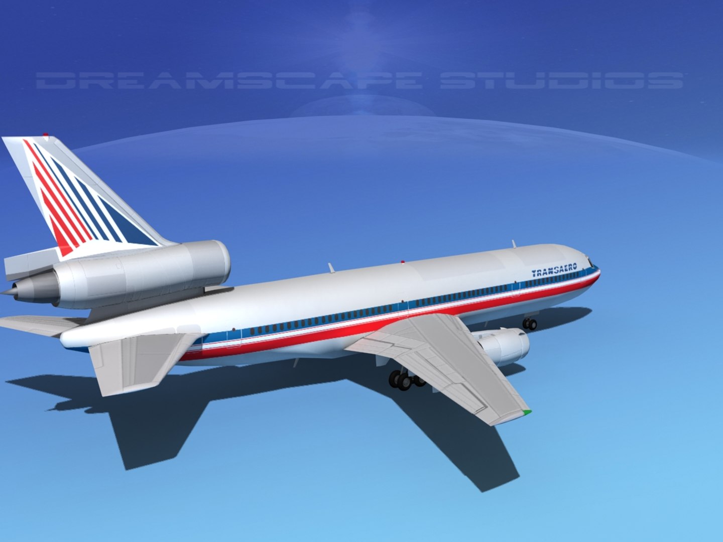Douglas Dc-10 3d Model