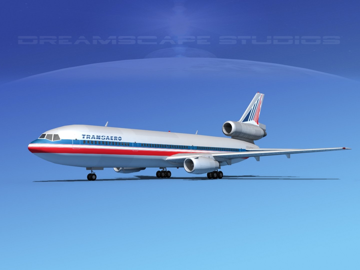 Douglas Dc-10 3d Model