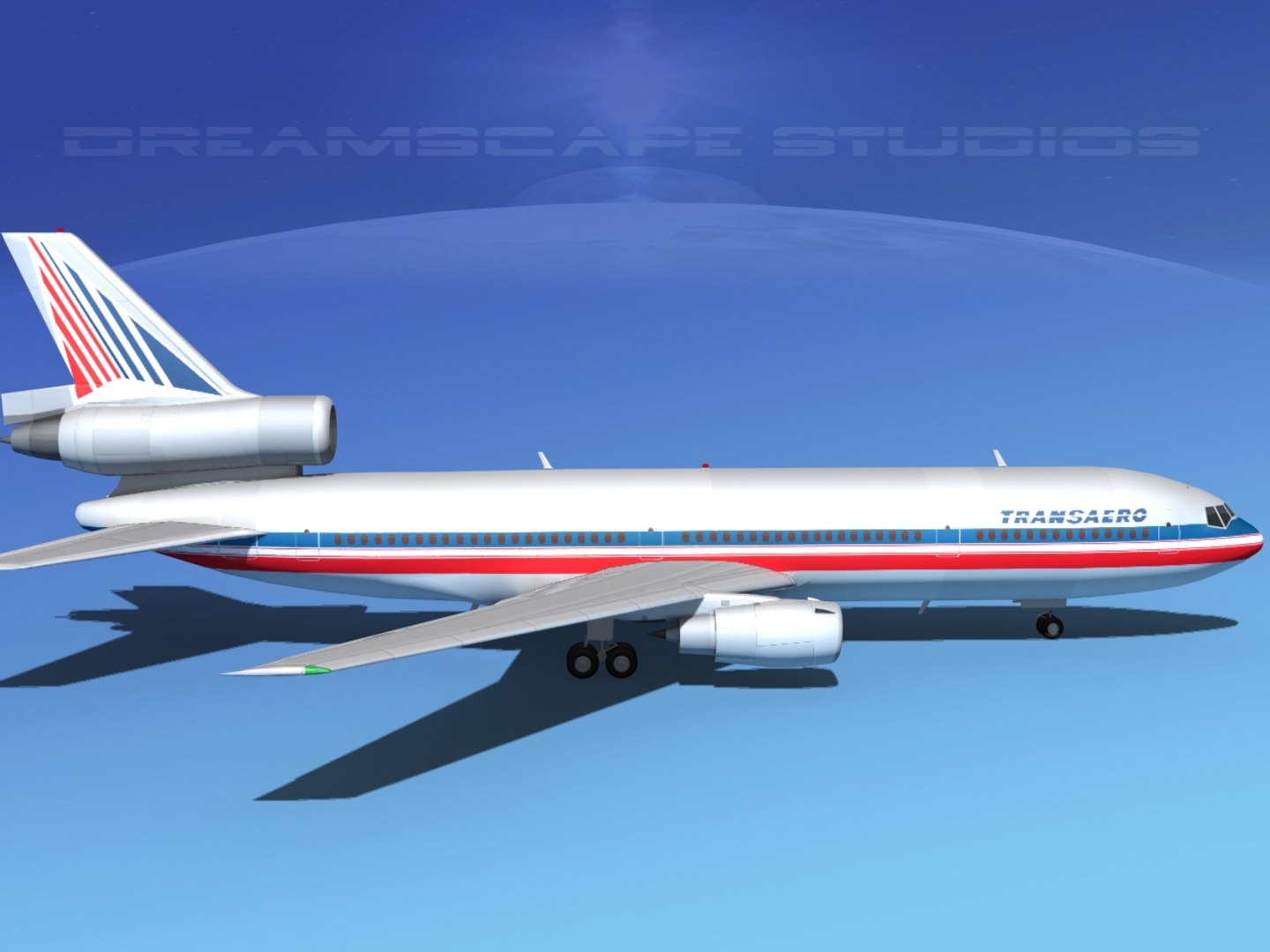 Douglas Dc-10 3d Model