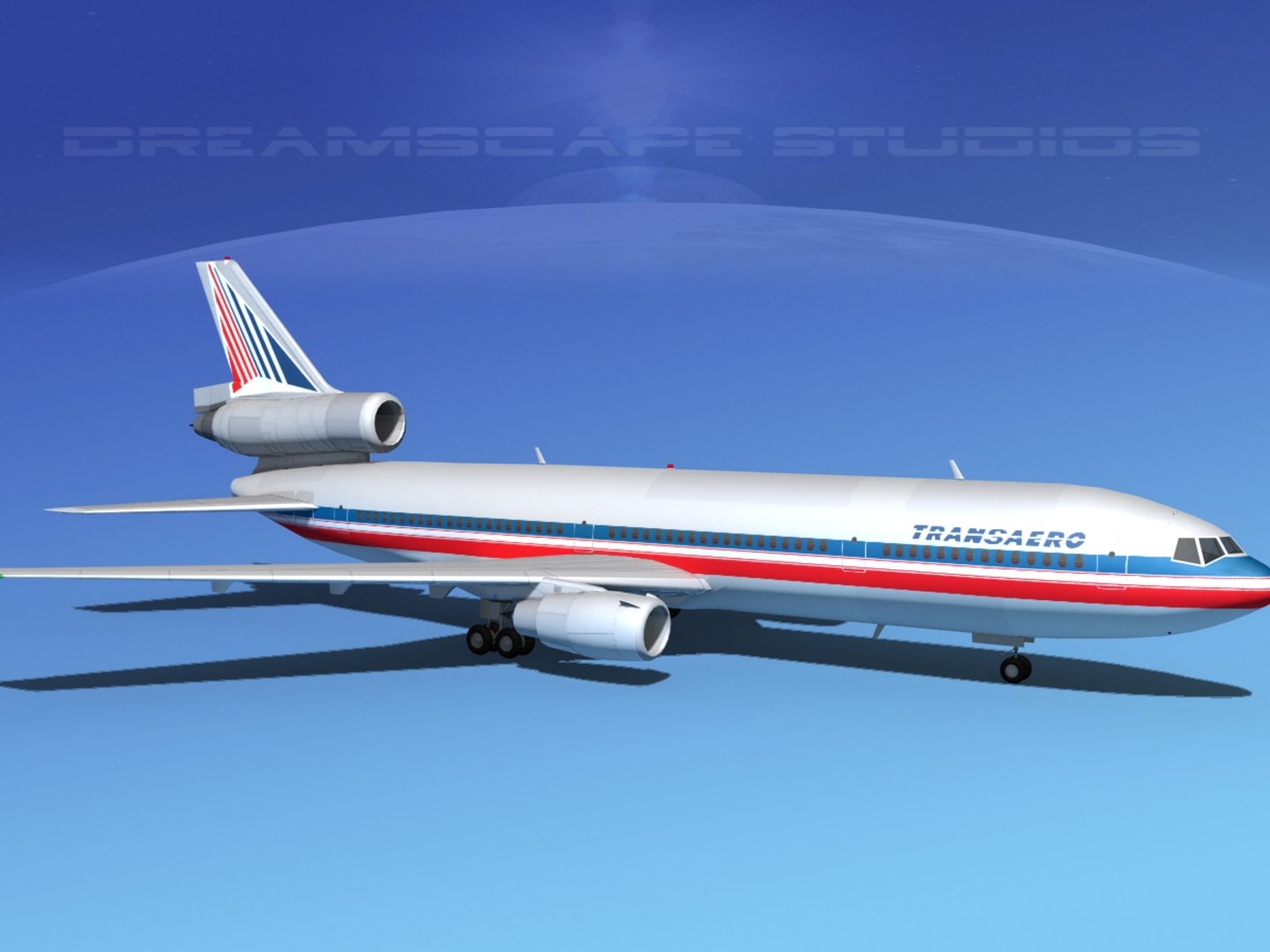 Douglas Dc-10 3d Model