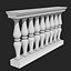 3d Realistic Balustrade Model