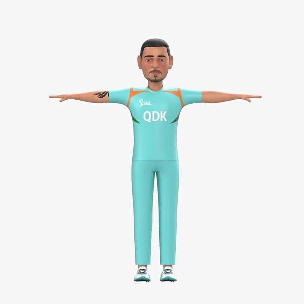 Cricket Player 3D Models for Download | TurboSquid