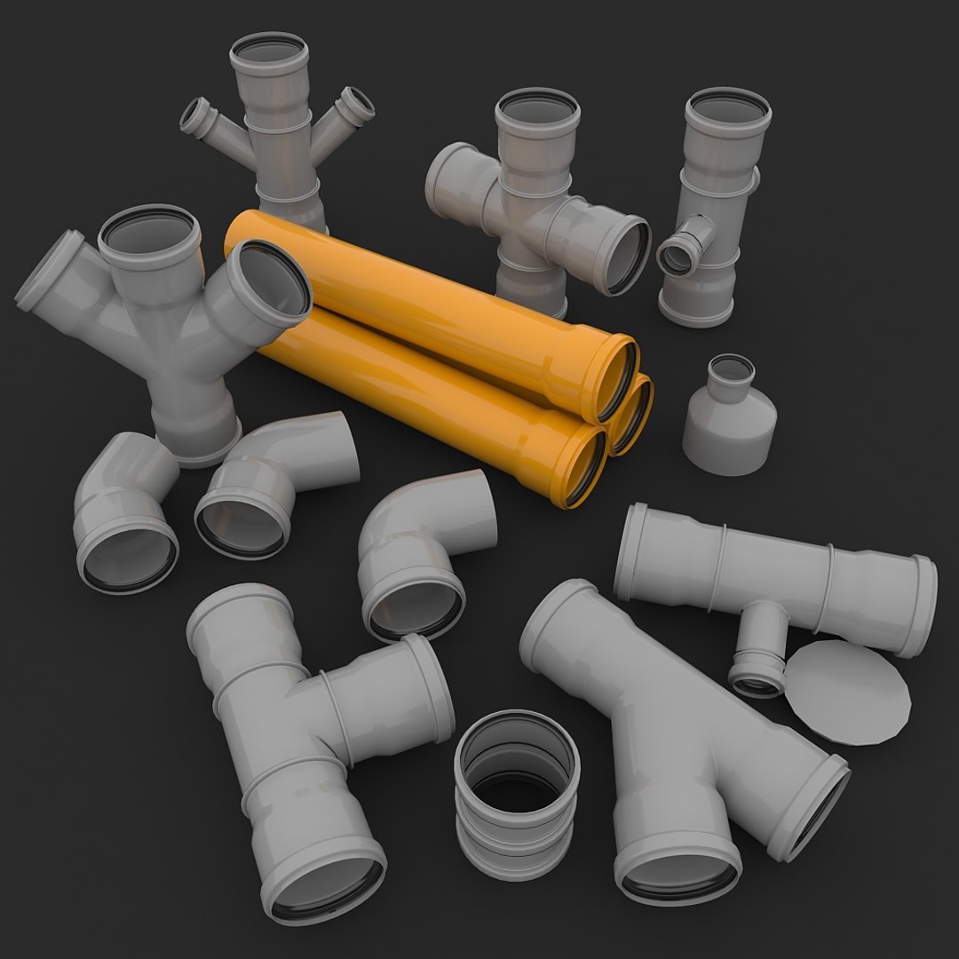 Plastic Pipe 3d Max