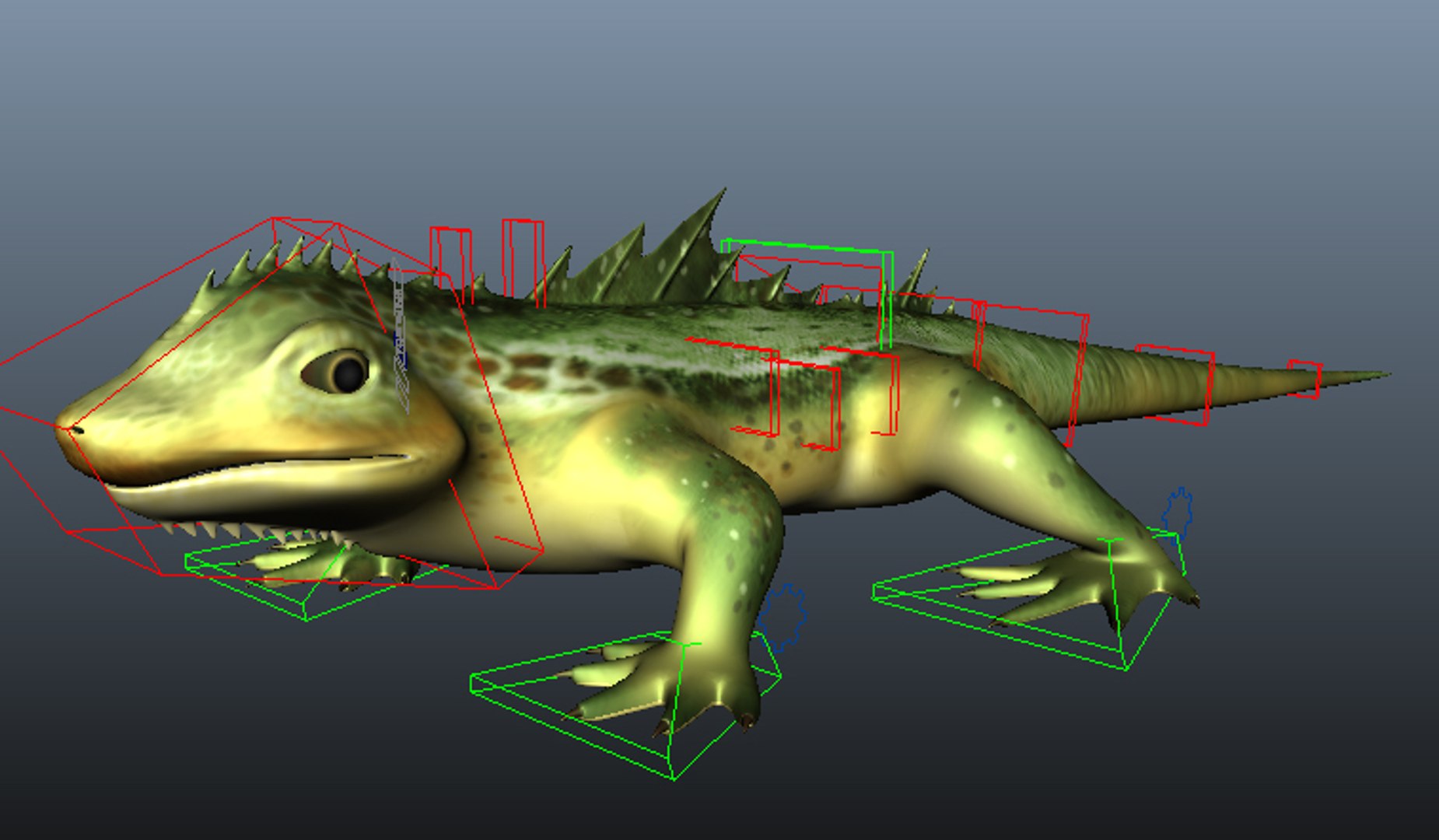 3D Lizard Rigg Targa Model - TurboSquid 1326419