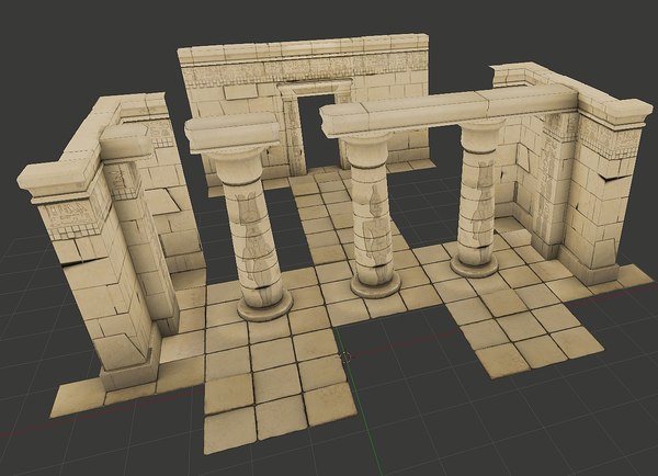 blender set ancient egypt