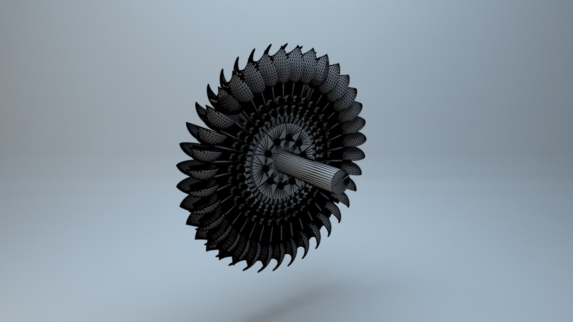 Pelton Wheel Turbine 3D Model - TurboSquid 1179338