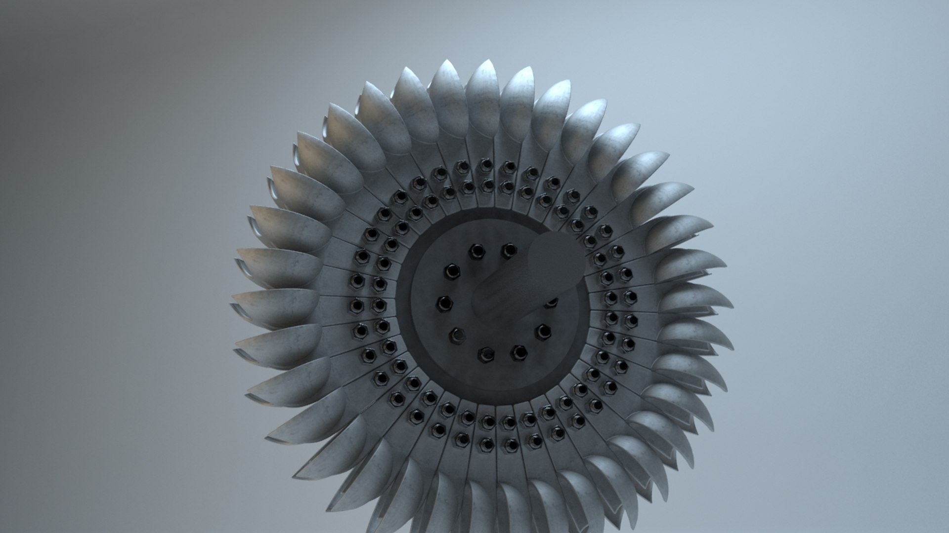 Pelton Wheel Turbine 3D Model - TurboSquid 1179338