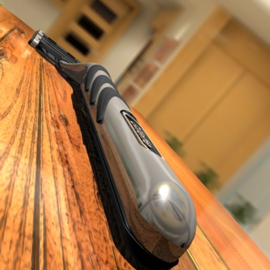 mach3 gillette 3d model
