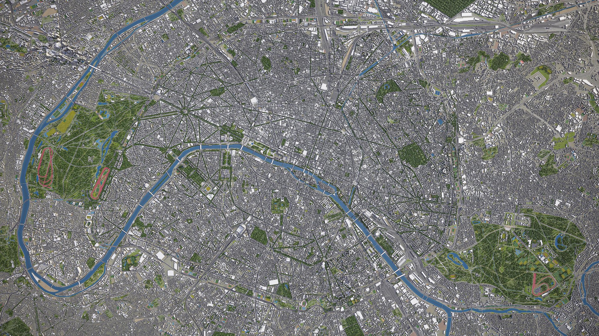 3D Paris City - TurboSquid 1332226