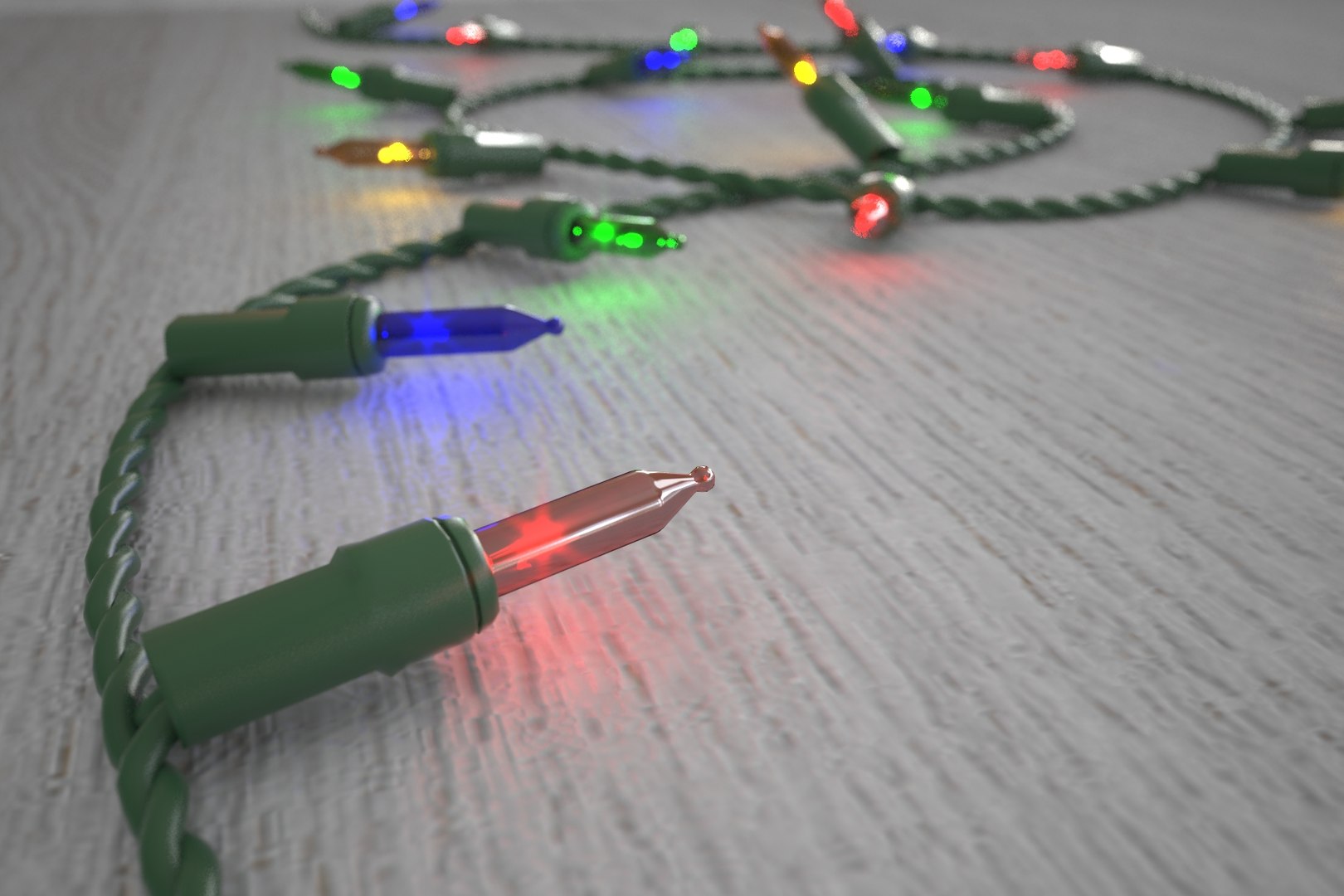 3D Strings Christmas Light V4 - TurboSquid 1473380