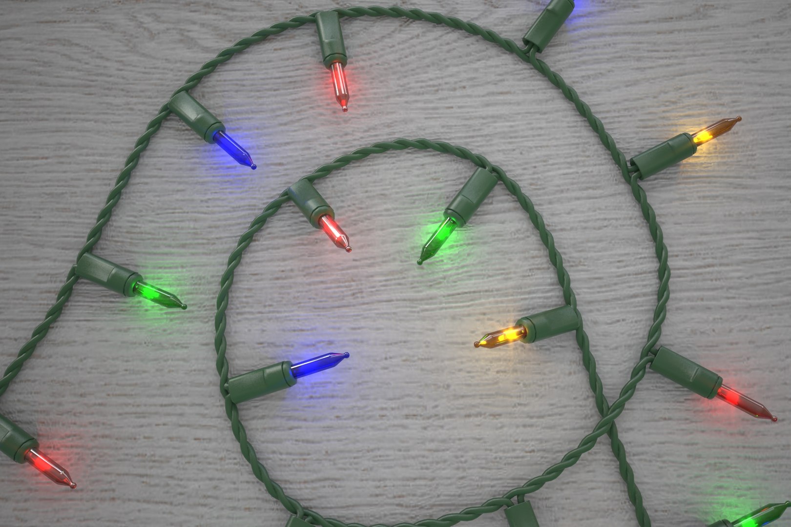 3D Strings Christmas Light V4 - TurboSquid 1473380