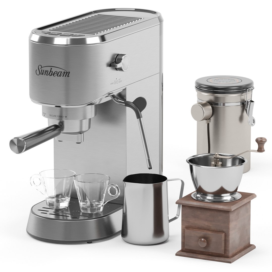 3D SUNBEAM Espresso Coffee Machine - TurboSquid 2393283