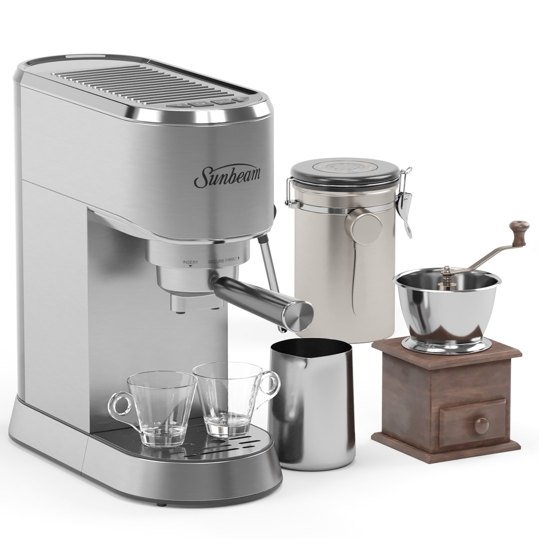 3D SUNBEAM Espresso Coffee Machine - TurboSquid 2393283