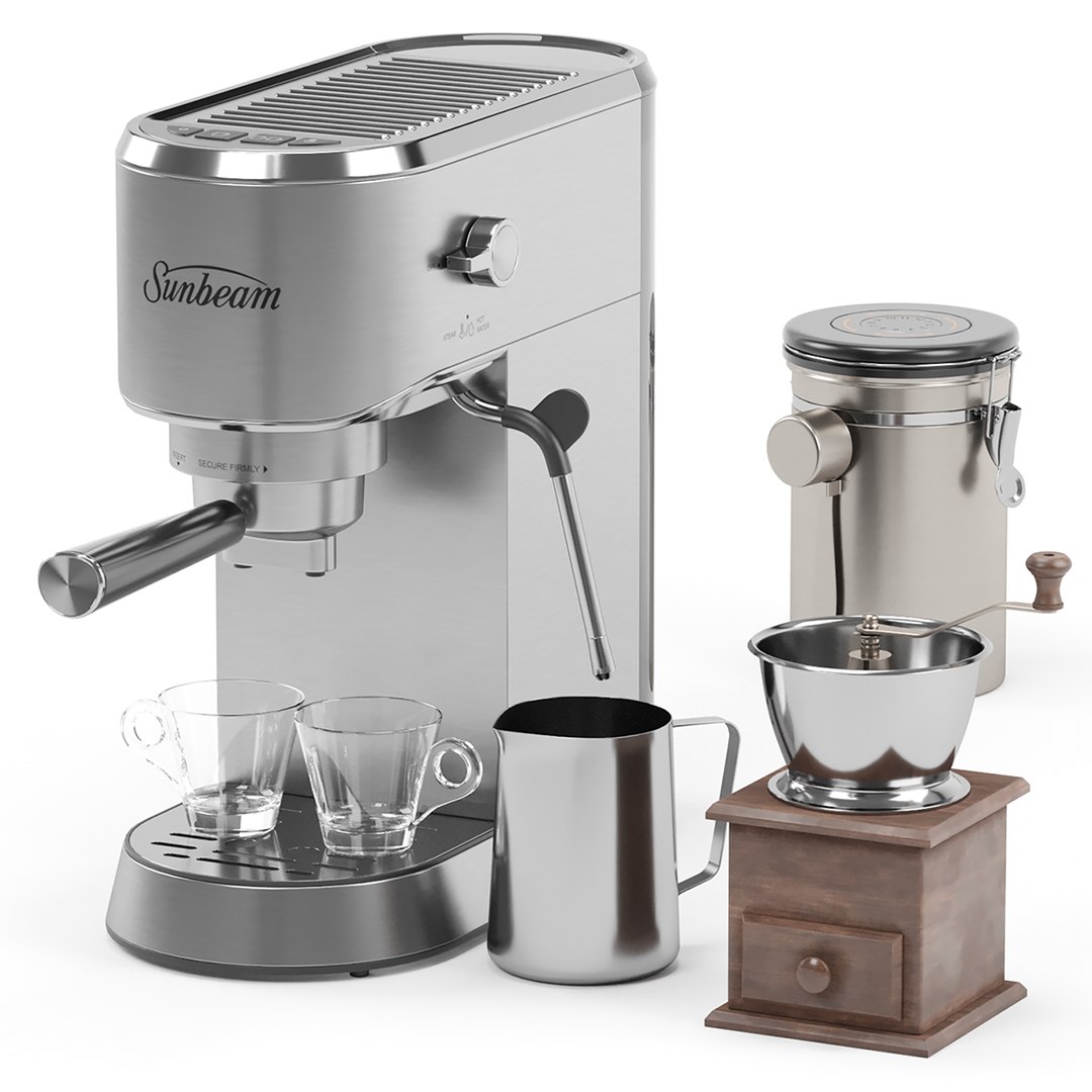 3D SUNBEAM Espresso Coffee Machine - TurboSquid 2393283
