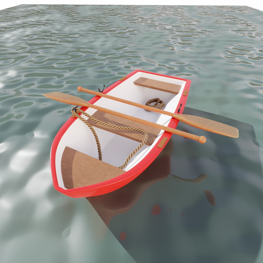 3D RowBoat - TurboSquid 2070804