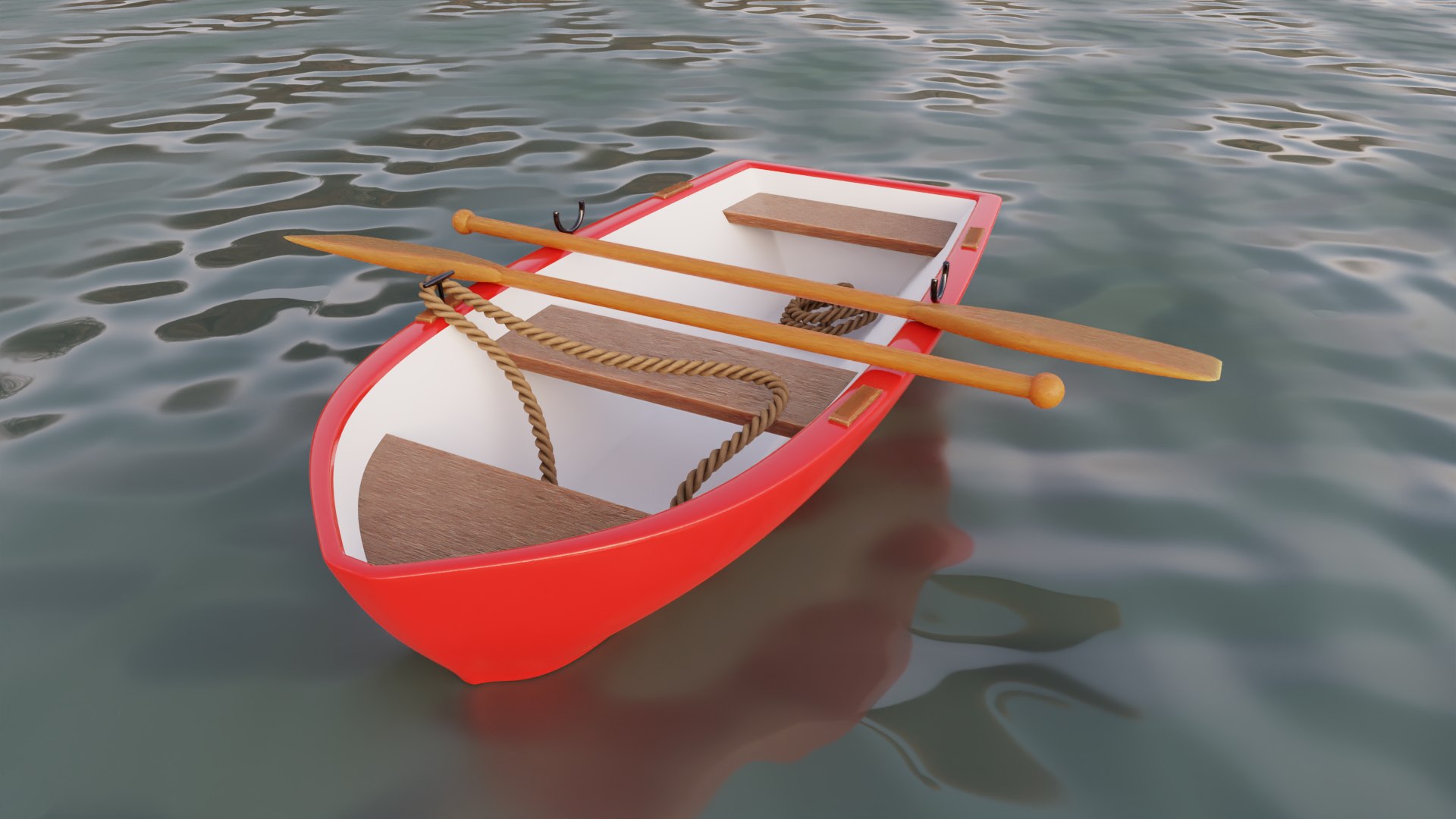 3D RowBoat - TurboSquid 2070804