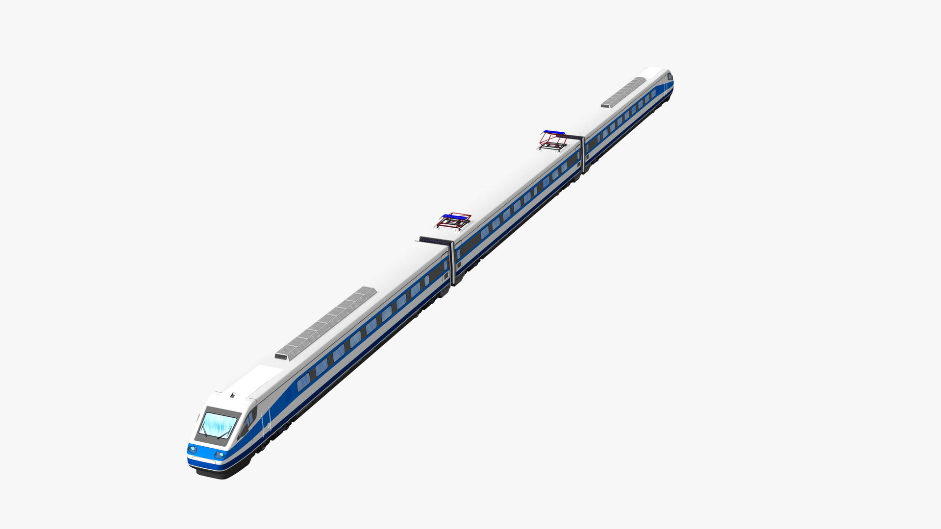 Slovenian Sz Series 310 Electric Passenger Train Pendolino 3D Model ...