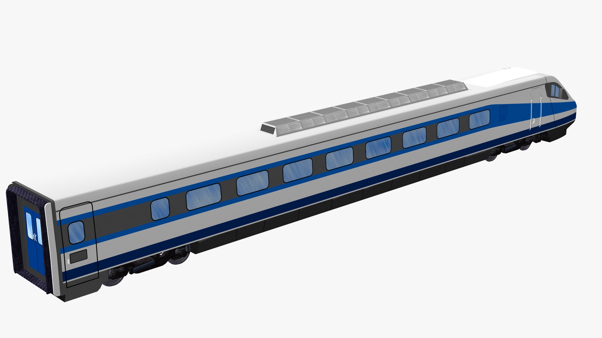Slovenian Sz Series 310 Electric Passenger Train Pendolino 3D Model ...