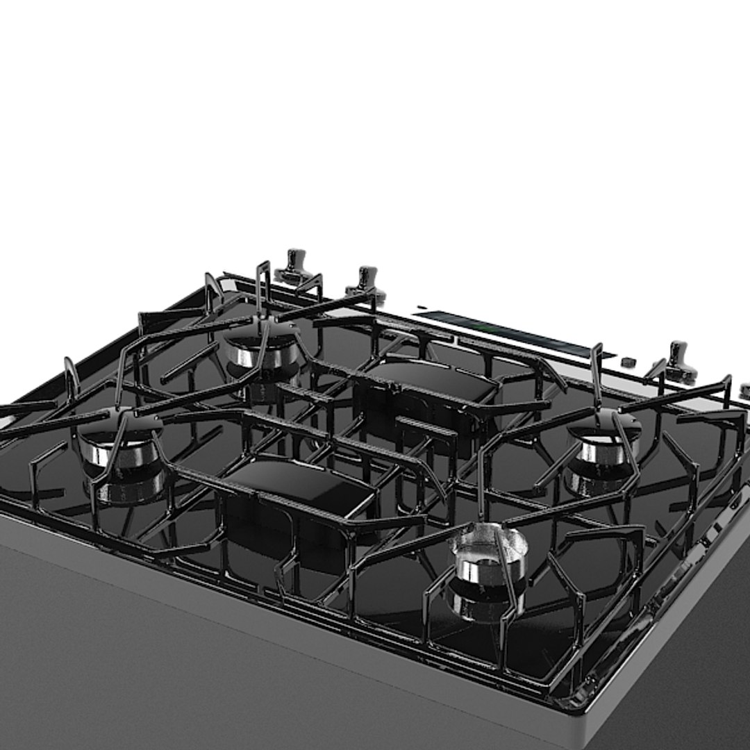 3d Model General Electric Kitchen Stove