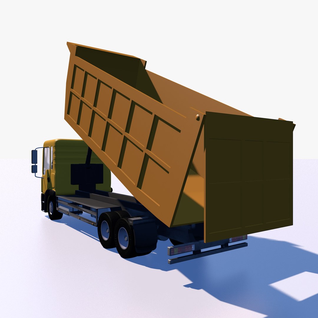 3D Model Dump Truck - TurboSquid 1709273