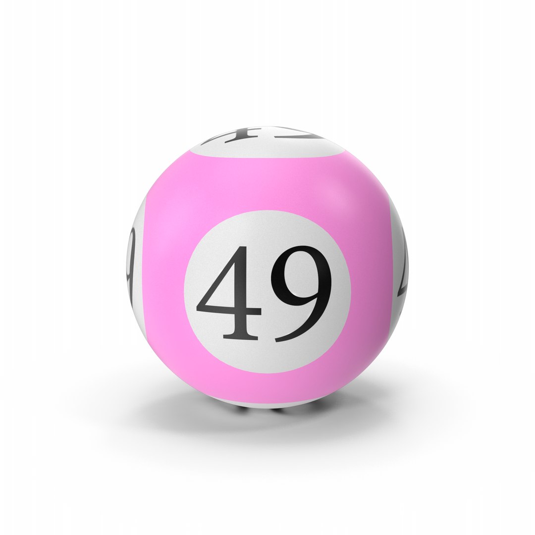 Bingo Ball 49 3D Model - TurboSquid 2415492