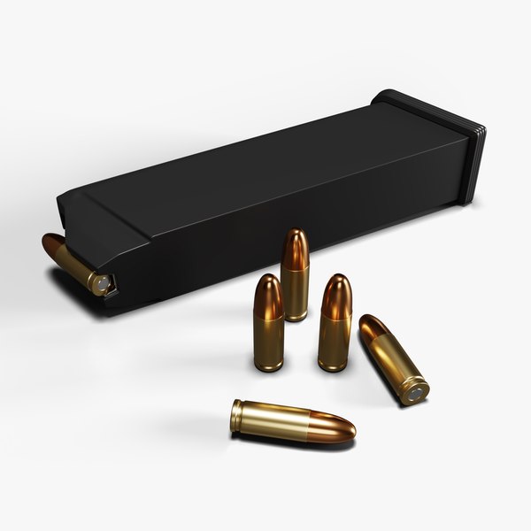 9mm cartridge magazine 3D model - TurboSquid 2029649