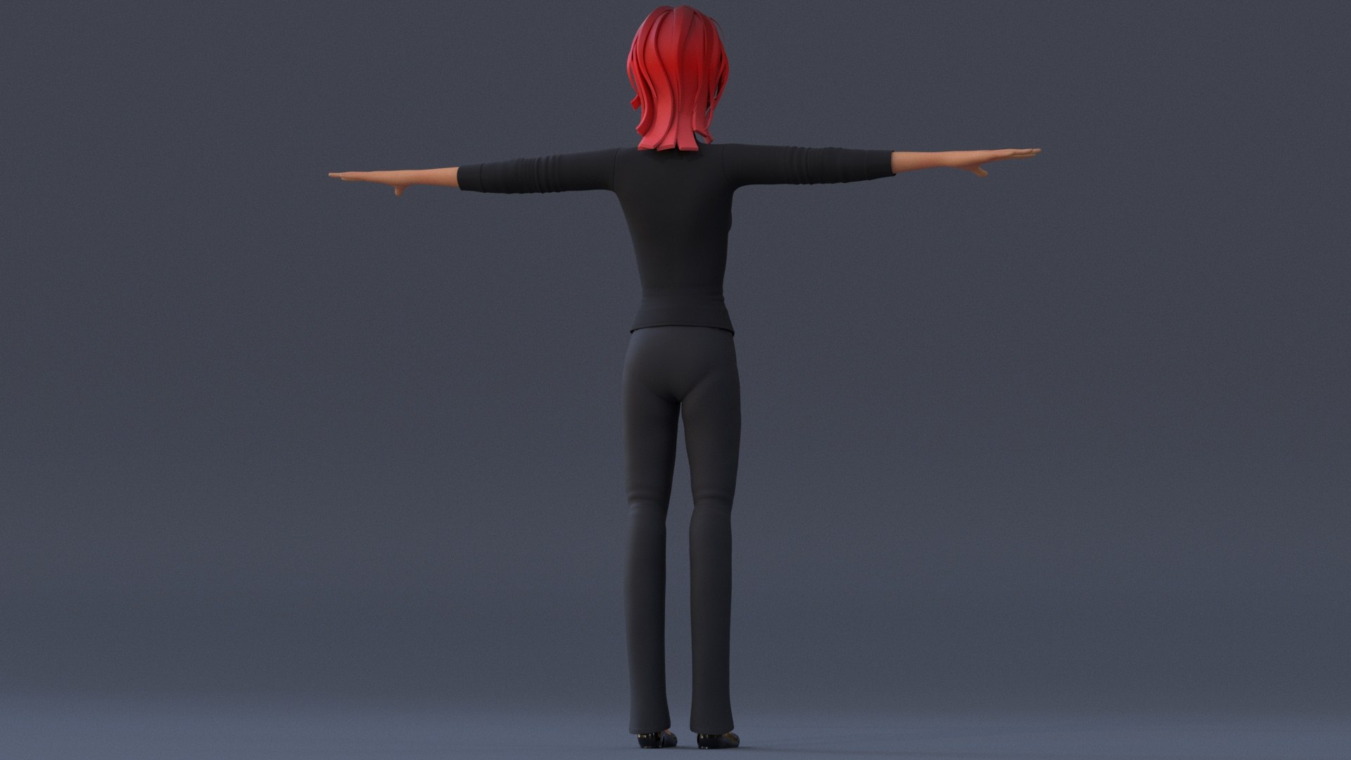 3D violet cartoon character - TurboSquid 1601034