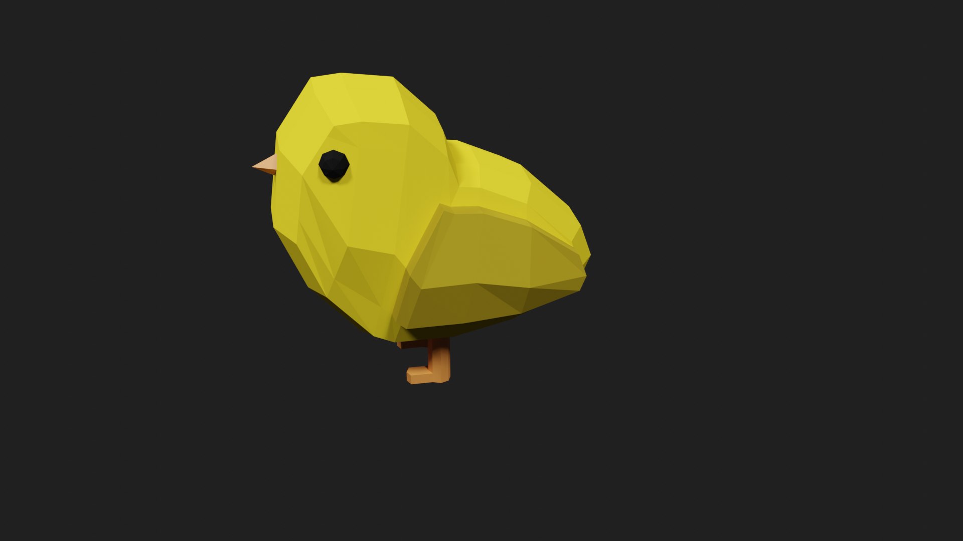3D Model Lowpoly Chick - TurboSquid 1730816