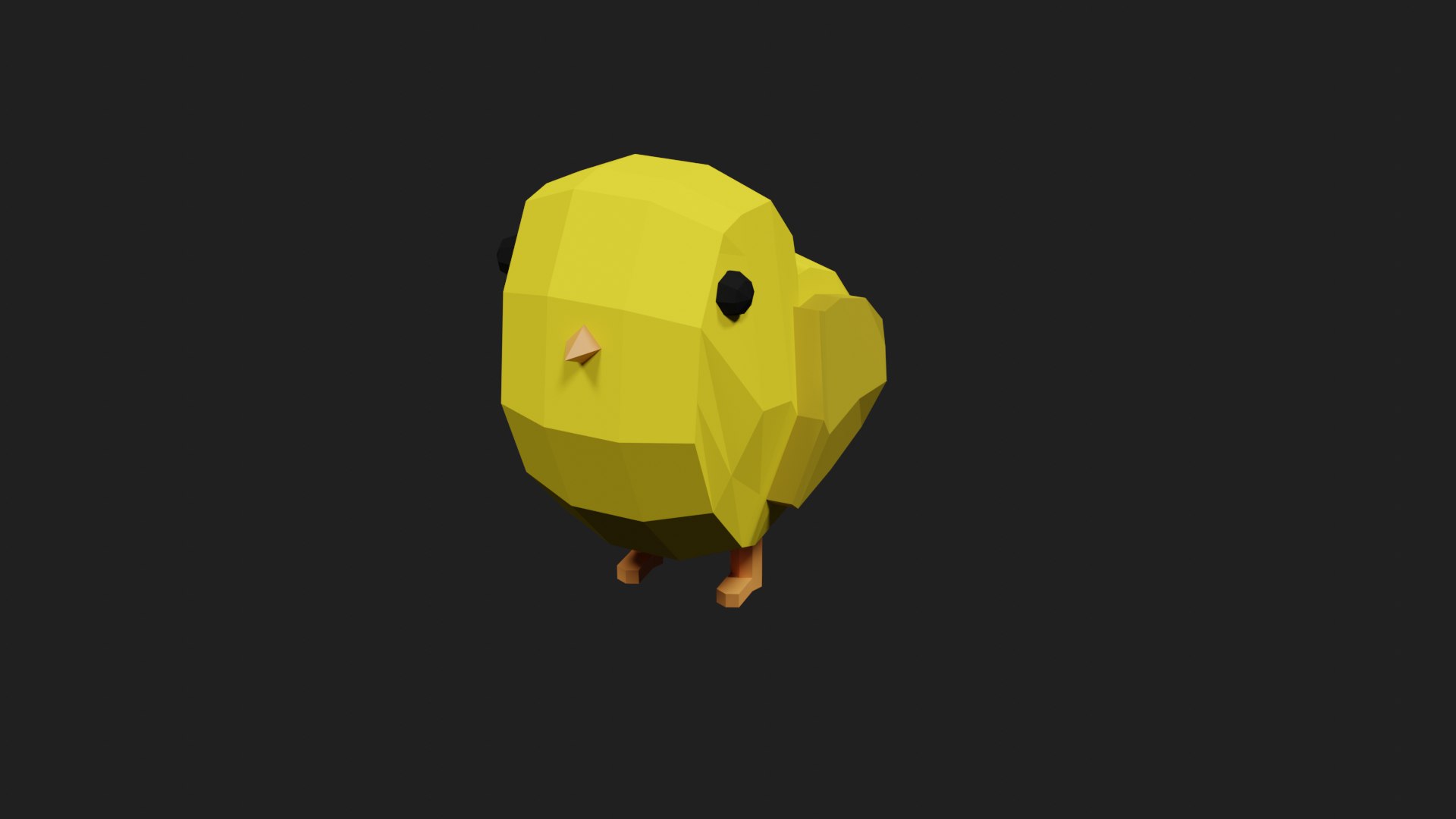 3D Model Lowpoly Chick - TurboSquid 1730816