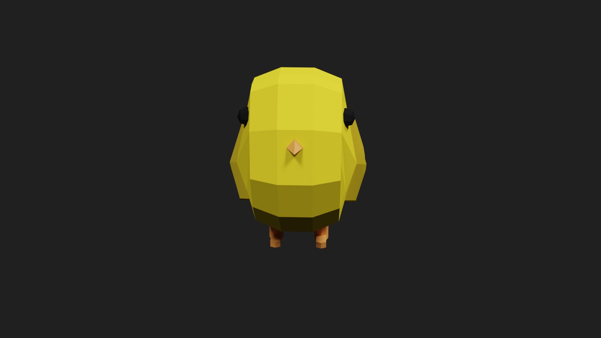3D Model Lowpoly Chick - TurboSquid 1730816