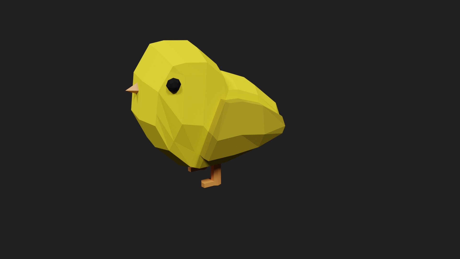 3D Model Lowpoly Chick - TurboSquid 1730816