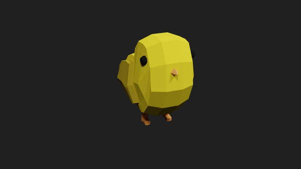 3D model Lowpoly Chick - TurboSquid 1730816