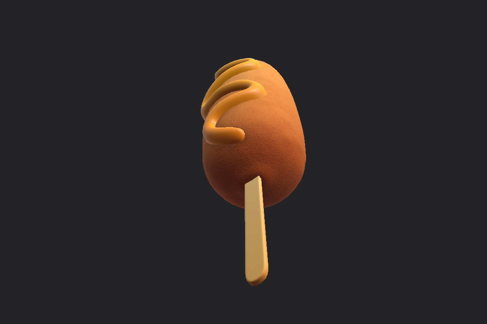 Corn Dog 3D Model - TurboSquid 1561861