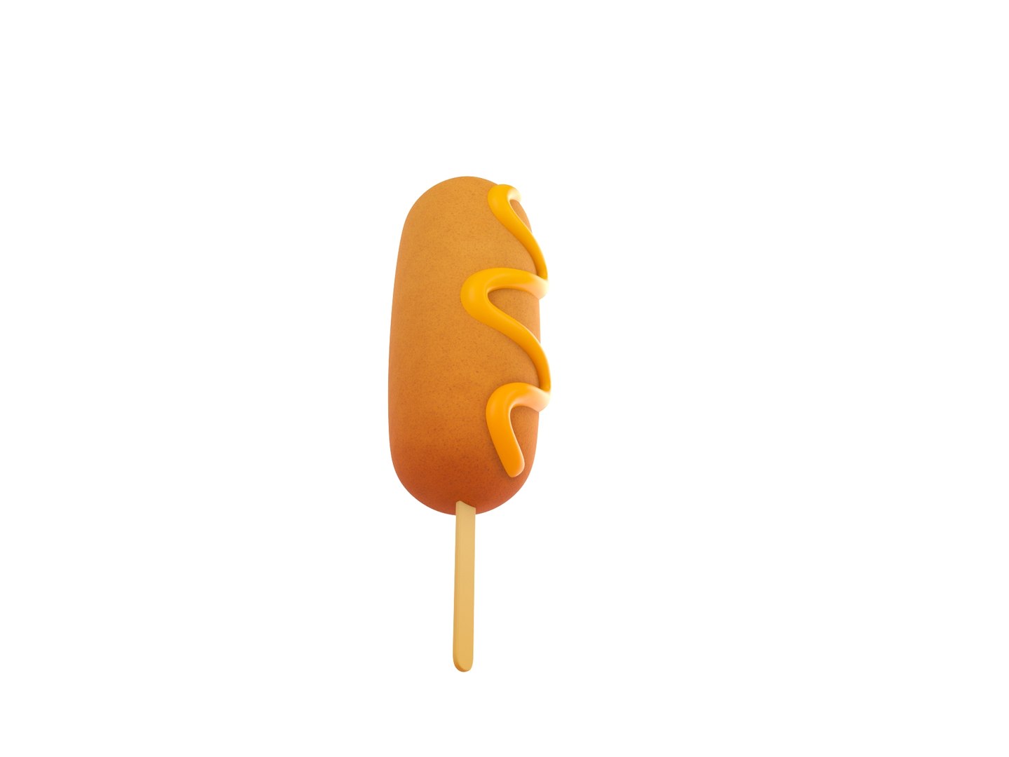 Corn Dog 3D Model - TurboSquid 1561861