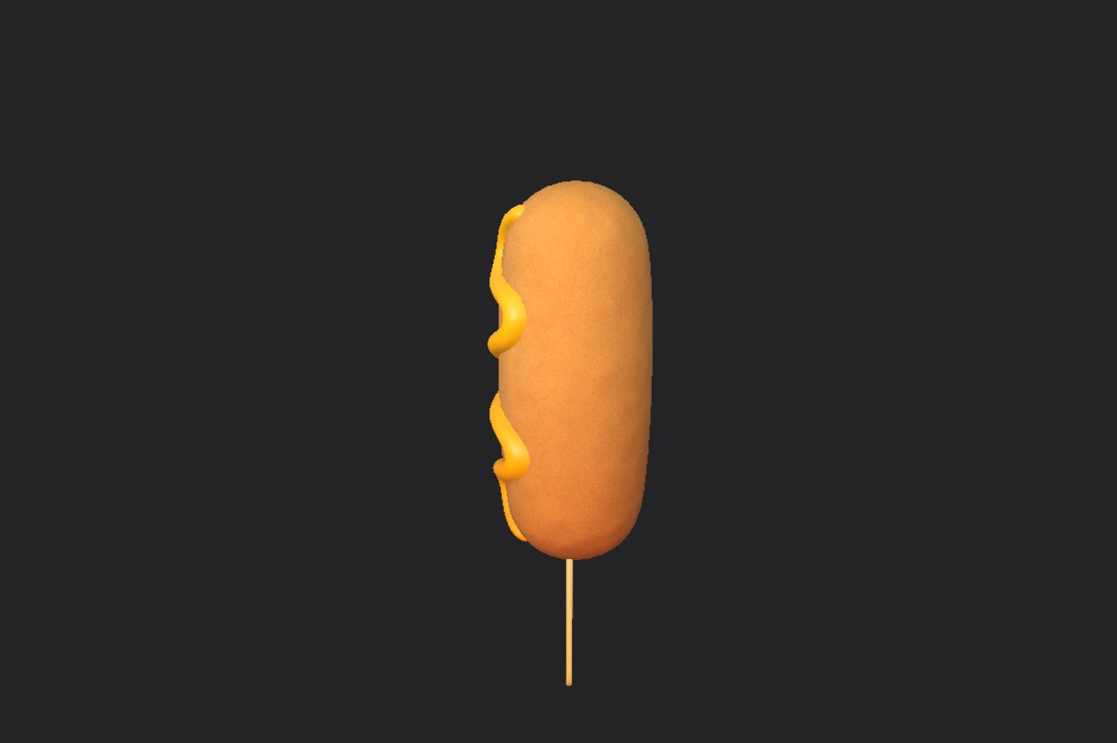 Corn Dog 3D Model - TurboSquid 1561861