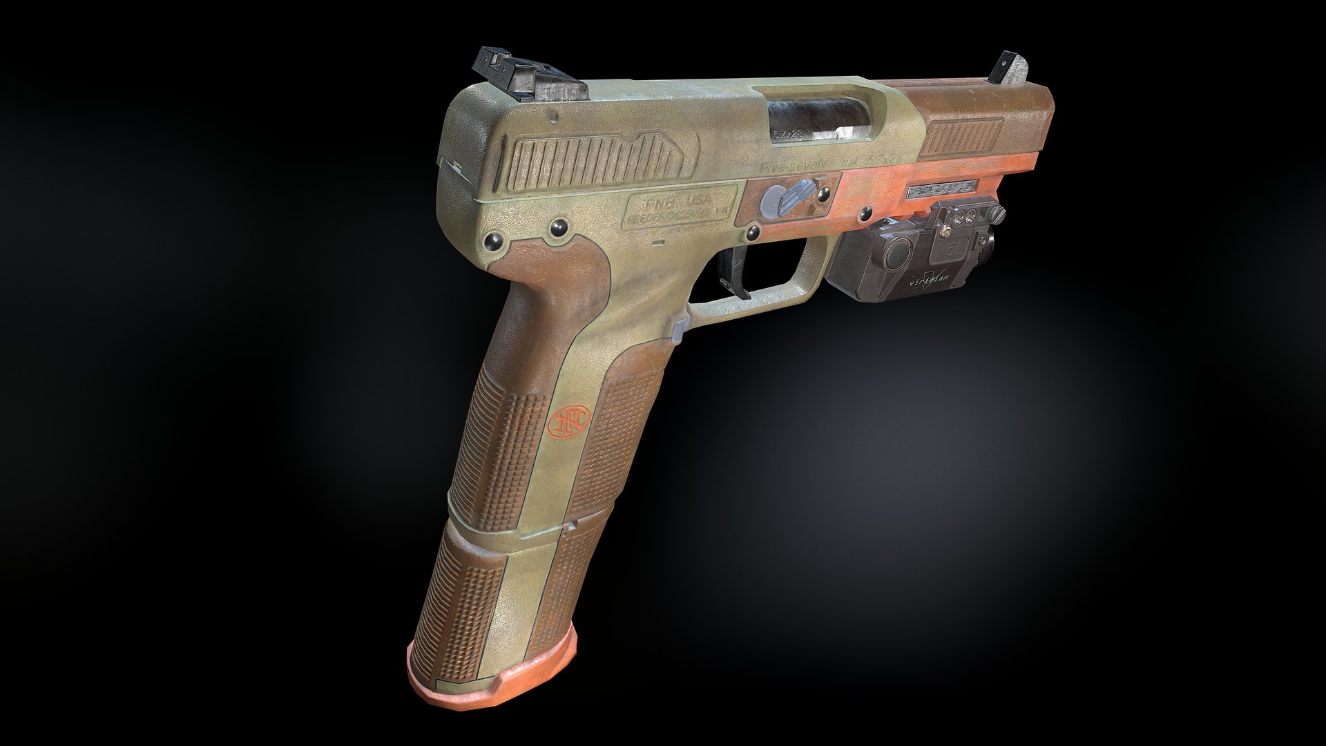 Fn Five-seven Handgun Gun Games 3D - TurboSquid 1540097
