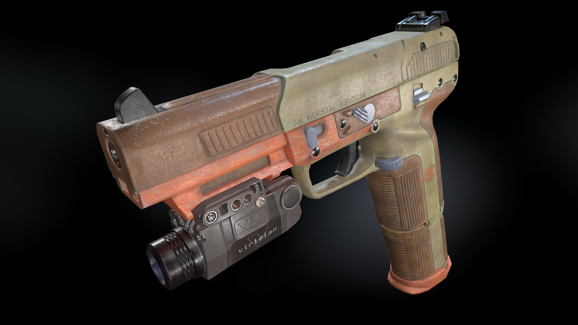 Fn Five-seven Handgun Gun Games 3D - TurboSquid 1540097