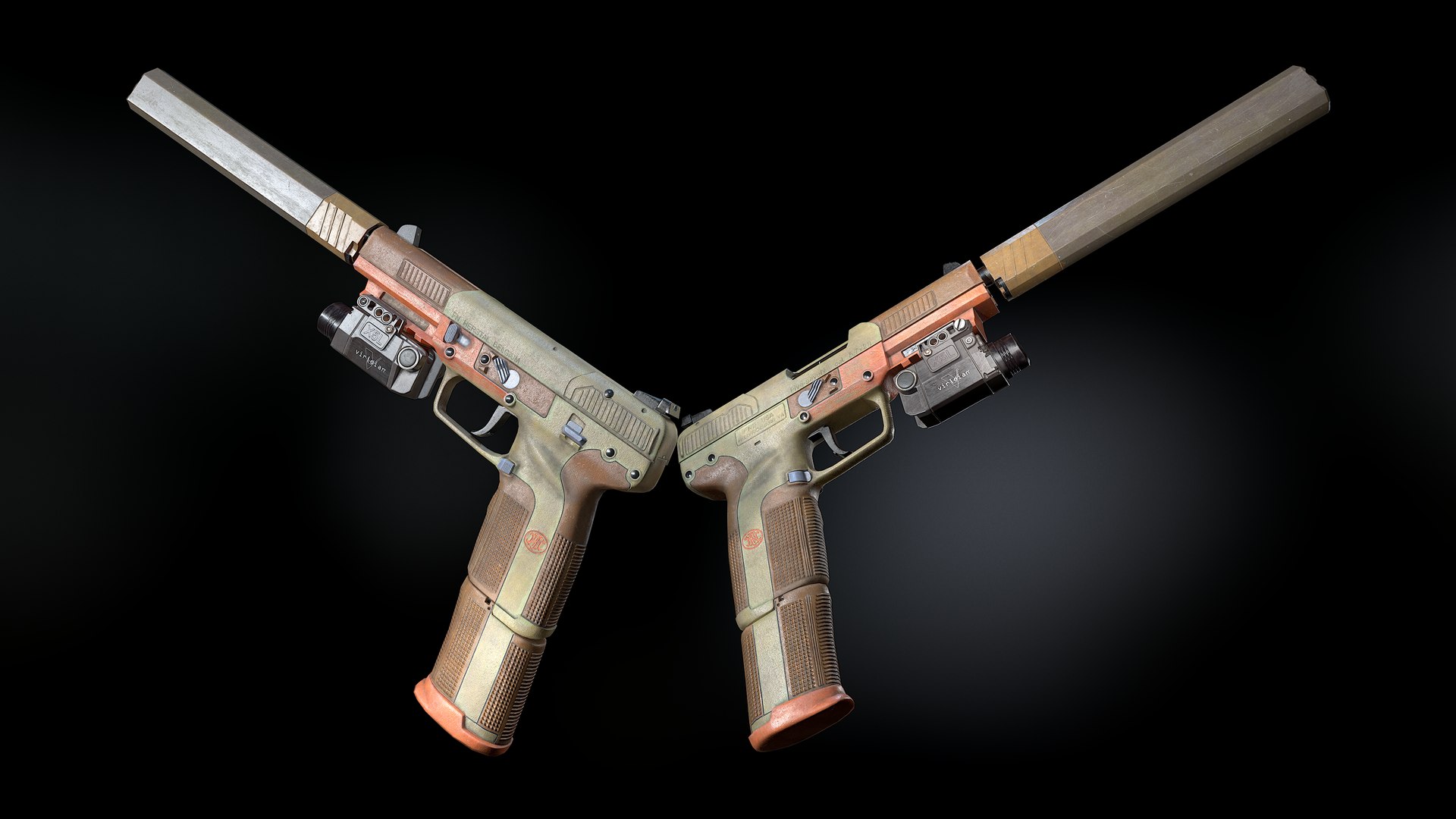 Fn Five-seven Handgun Gun Games 3D - TurboSquid 1540097