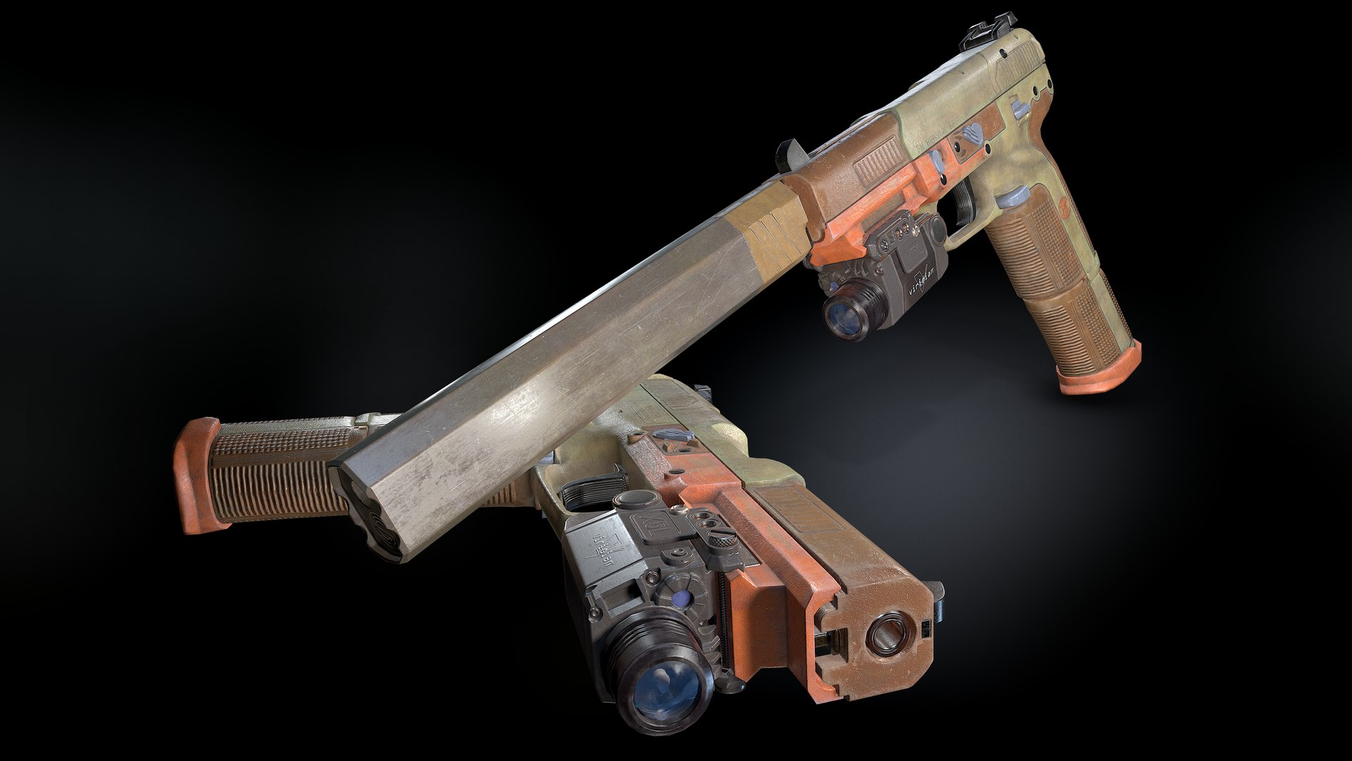 Fn Five-seven Handgun Gun Games 3D - TurboSquid 1540097