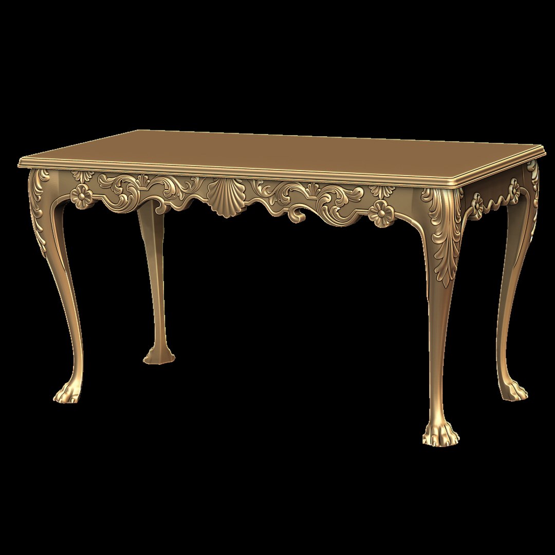 Irish Table Stl Cnc 3d 3ds